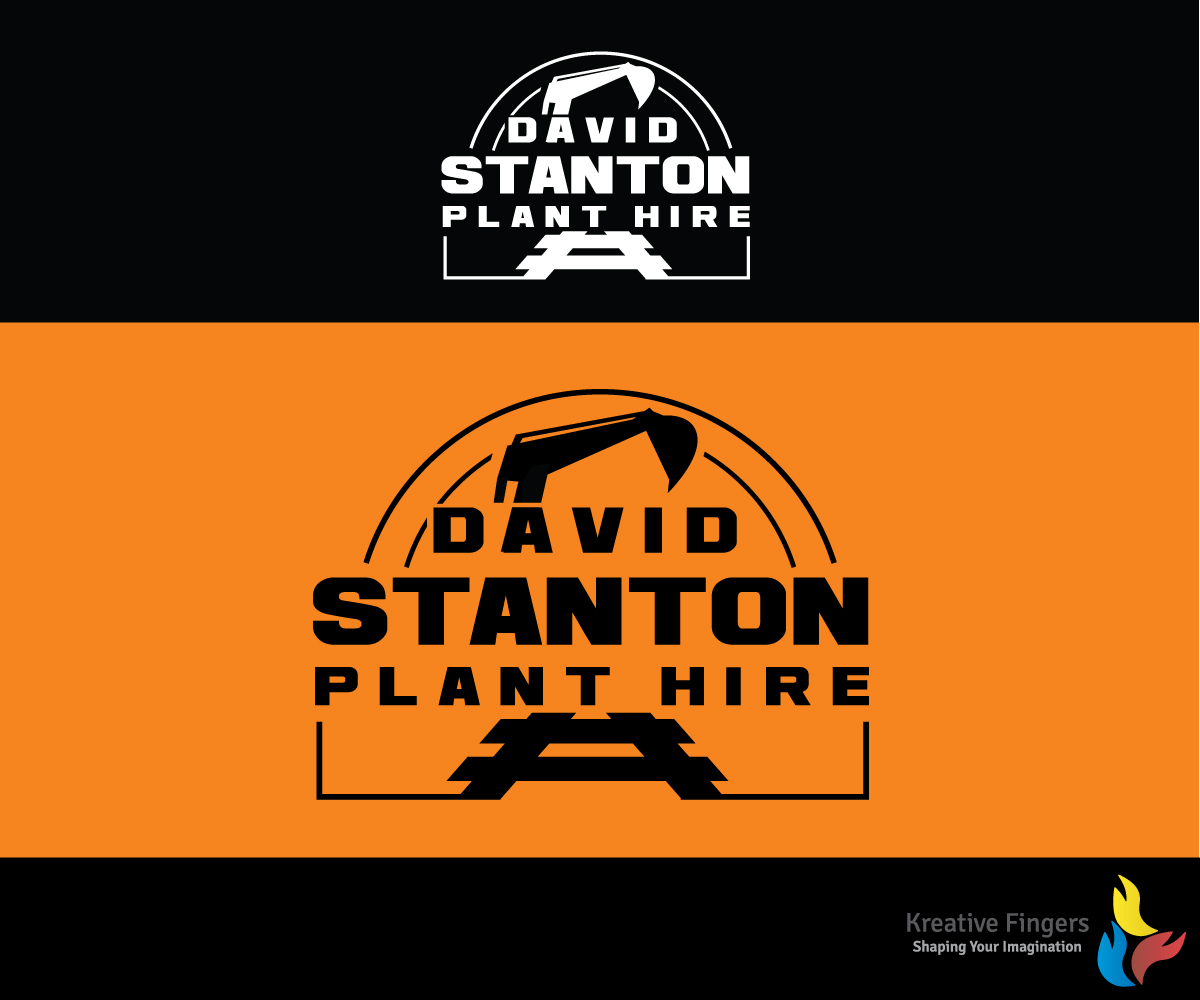 Masculine, Bold, Industry Logo Design for David Stanton Plant Hire by ...