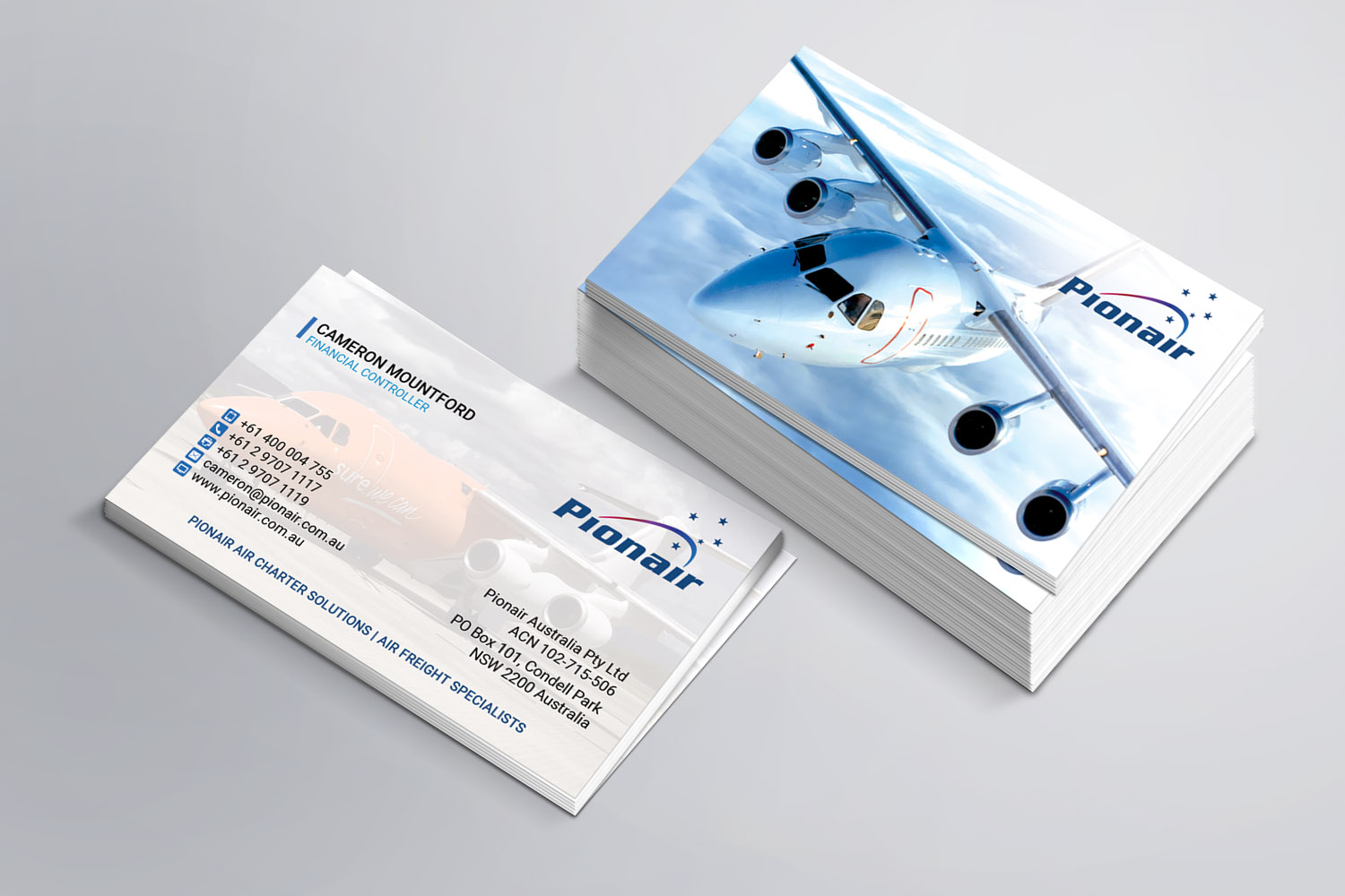 Elegant, Playful, Airlines Business Card Design for a Company by ...