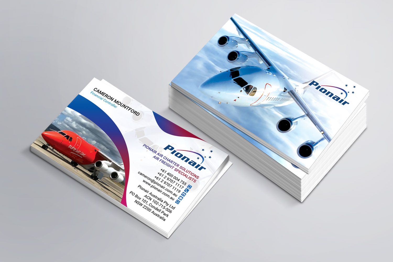 Elegant, Playful, Airlines Business Card Design for a Company by ...