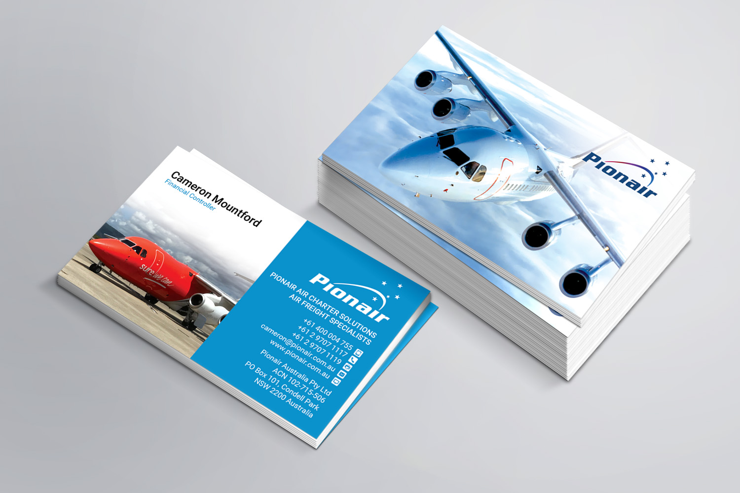 Elegant, Playful, Airlines Business Card Design for a Company by ...