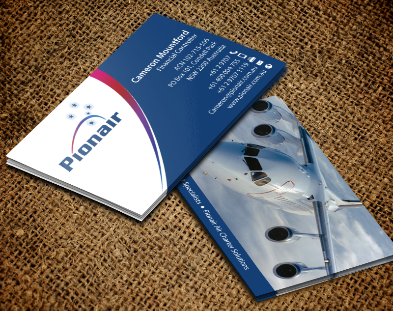 Elegant, Playful, Airlines Business Card Design for a Company by ...