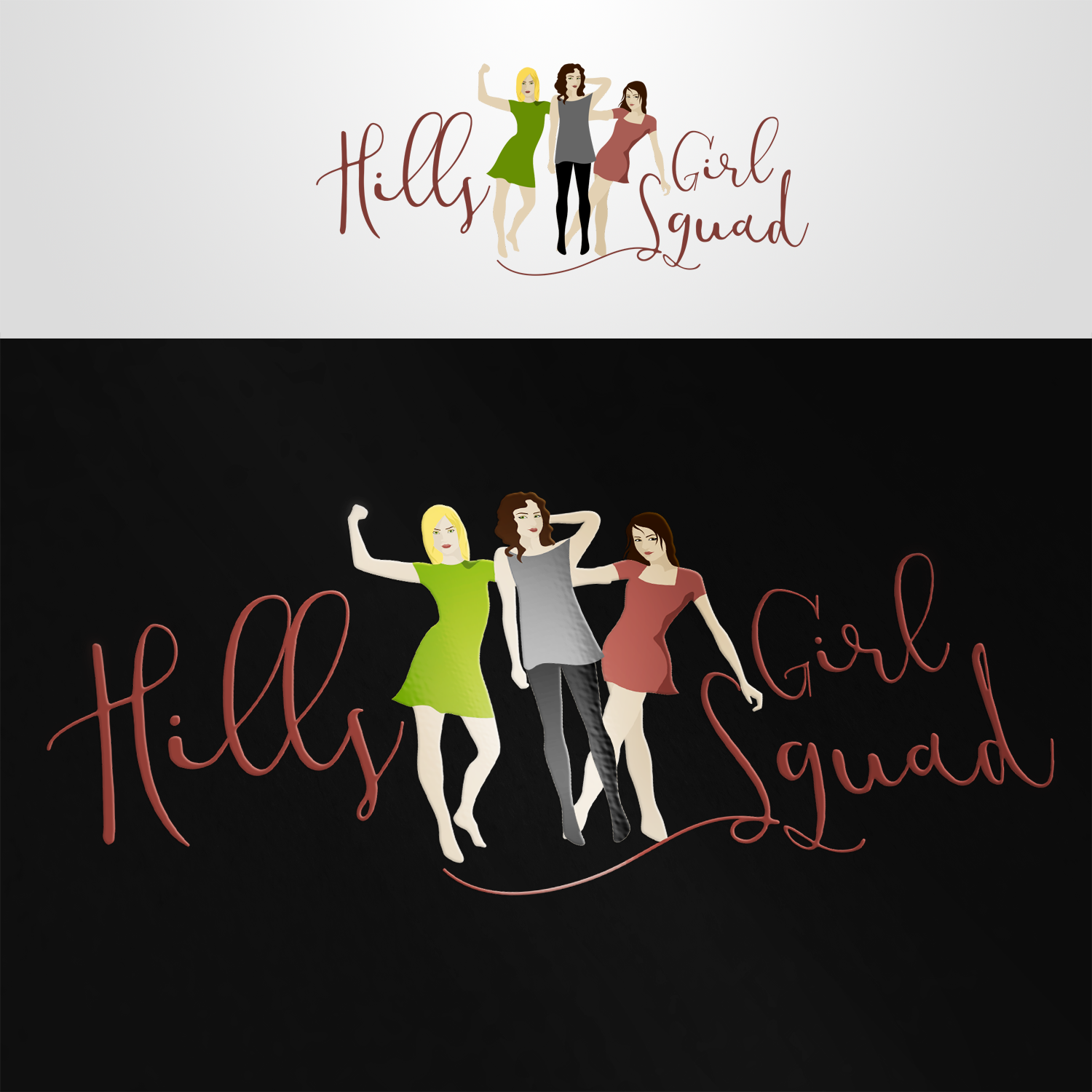 It Company Logo Design for Hills Girl Squad by doarnora | Design #12802493