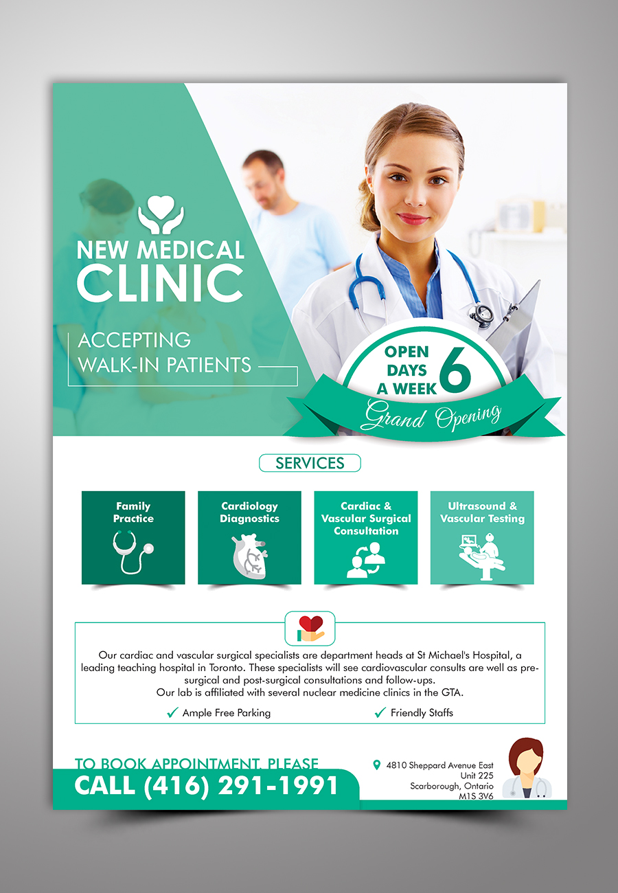 Upmarket, Professional, Medical Flyer Design for AMS DIAGNOSTICS by ...