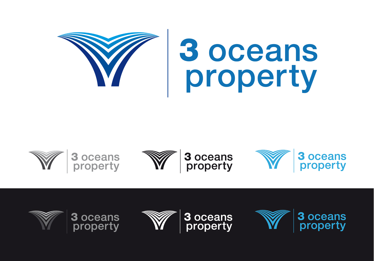 Elegant, Playful, Property Logo Design for 3 oceans / 3 oceans property ...