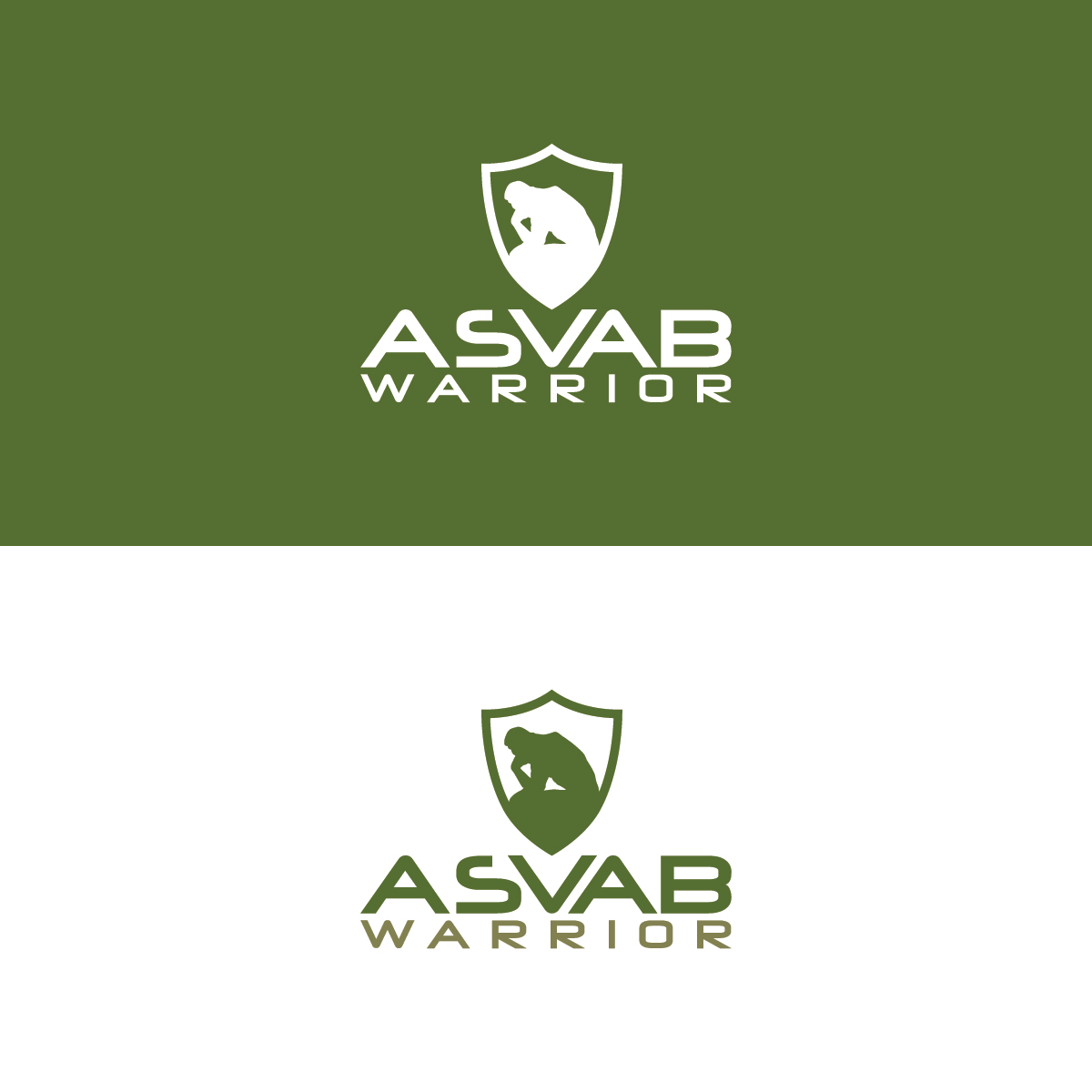 Bold, Masculine Logo Design for ASVAB Warrior (only if it fits) by 3Guys | Design #12799608