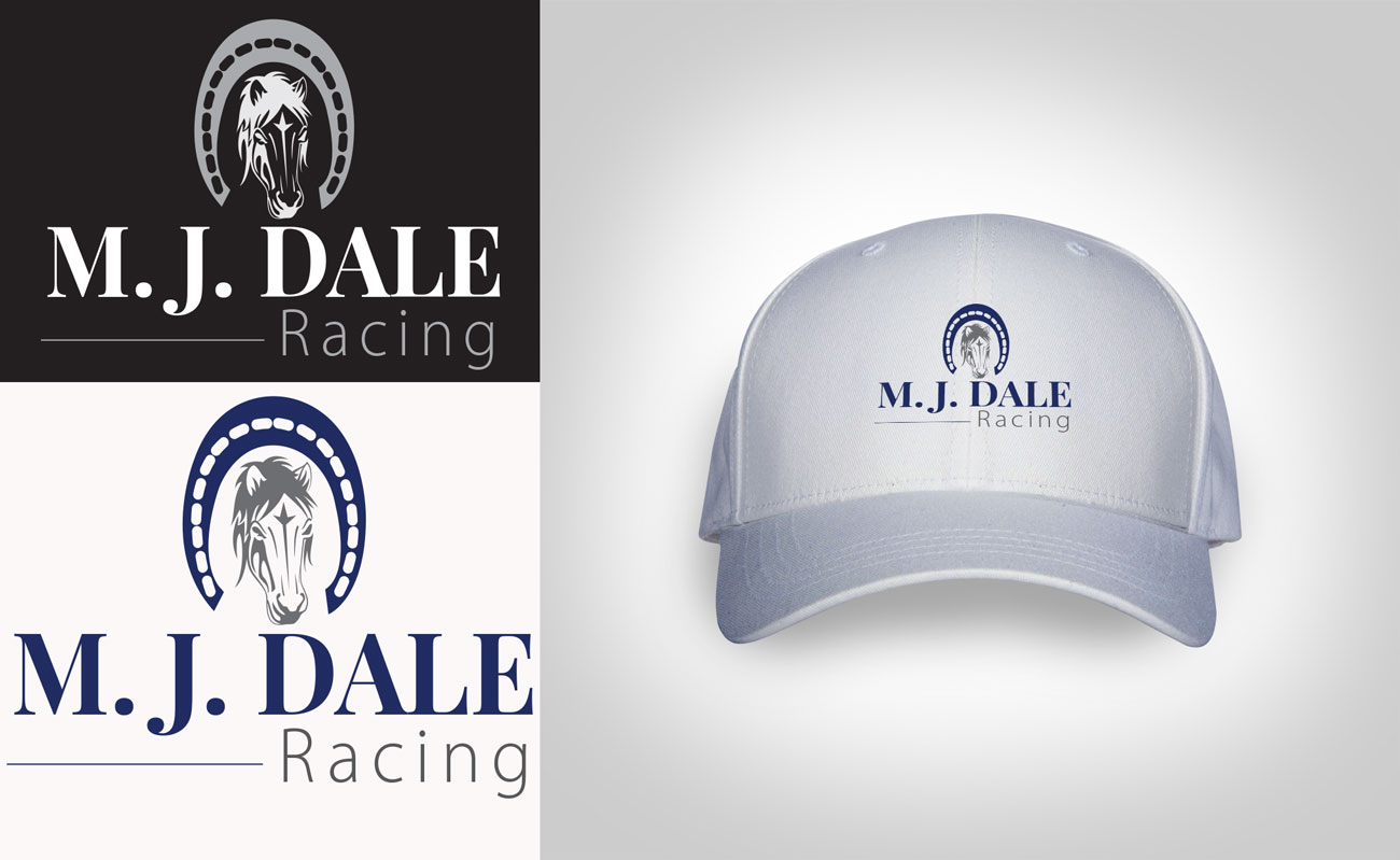 Professional, Bold, Racing Logo Design for M J Dale Racing (as shown ...