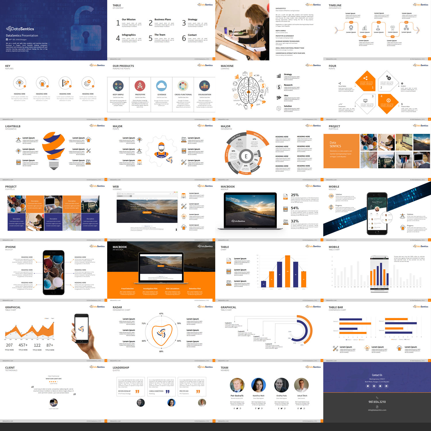 Modern, Playful, Information Technology PowerPoint Design for a Company ...