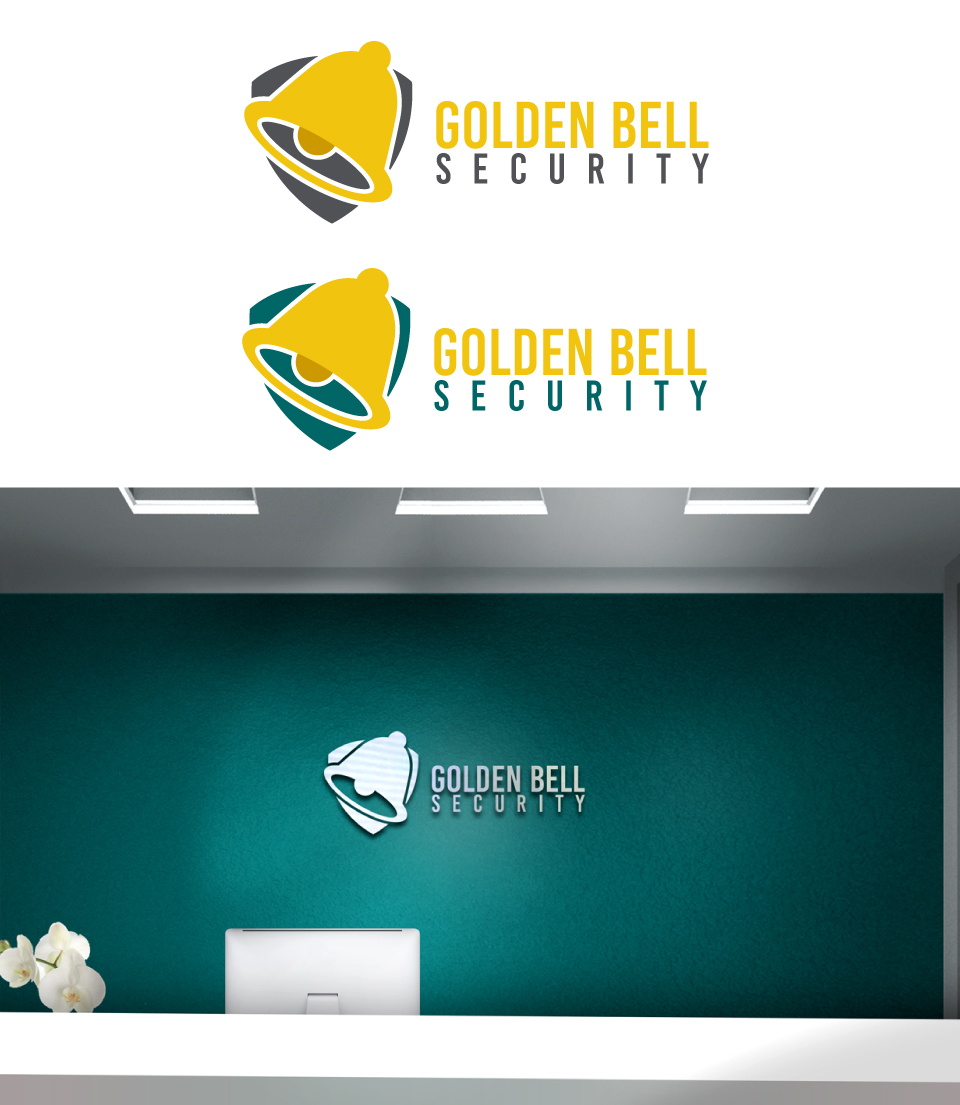 Serious, Professional, Security Guard Logo Design for GOLDEN BELL ...