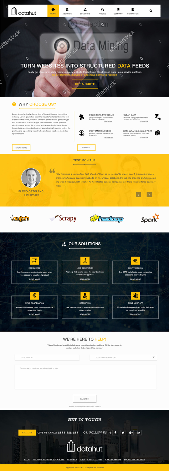 Bold, Playful, Business Software Web Design for Hashwave Technologies ...