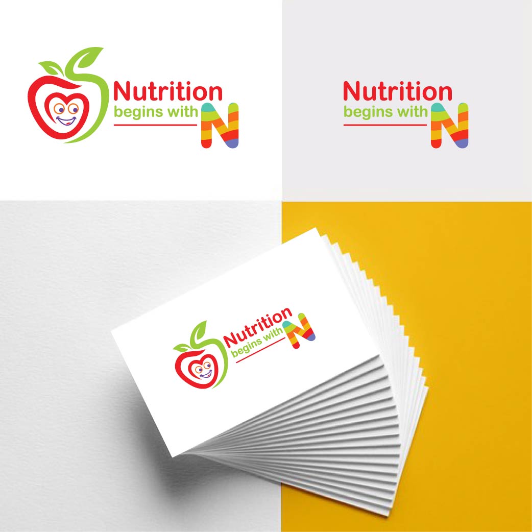 Playful, Personable, Nutrition Logo Design for Nutrition begins with N ...