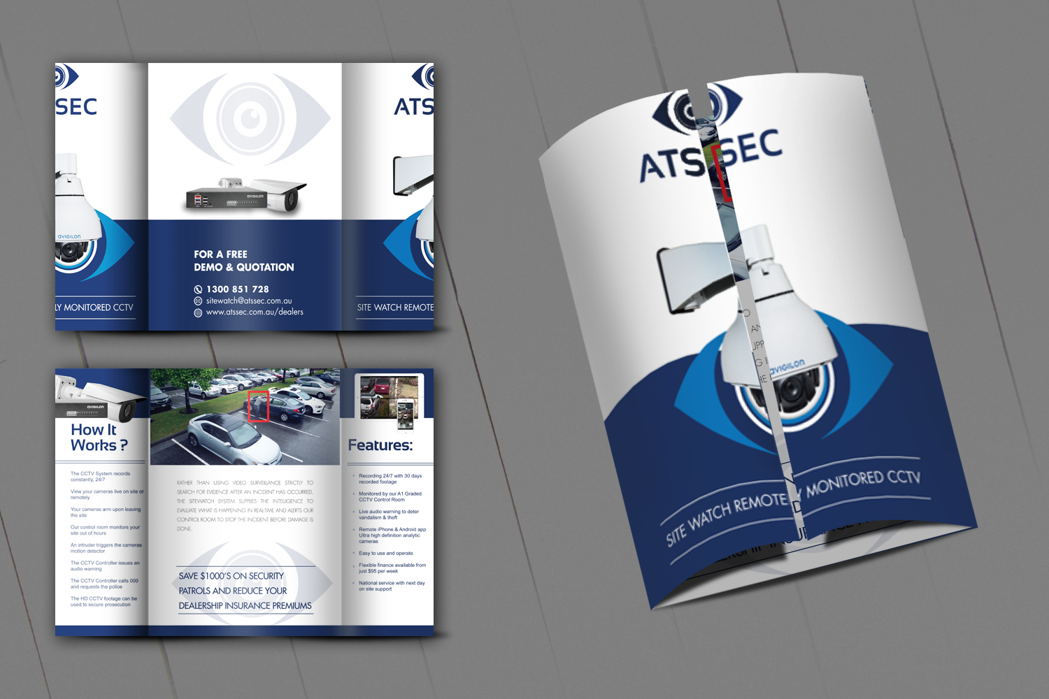 Elegant, Playful, Security Brochure Design for a Company by Kreative ...