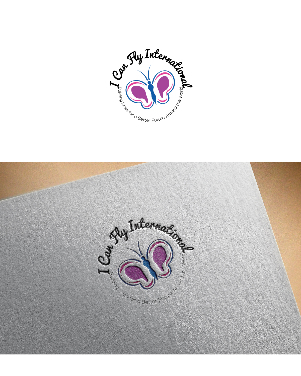 Serious, Masculine, Non-Profit Logo Design for I Can Fly International ...