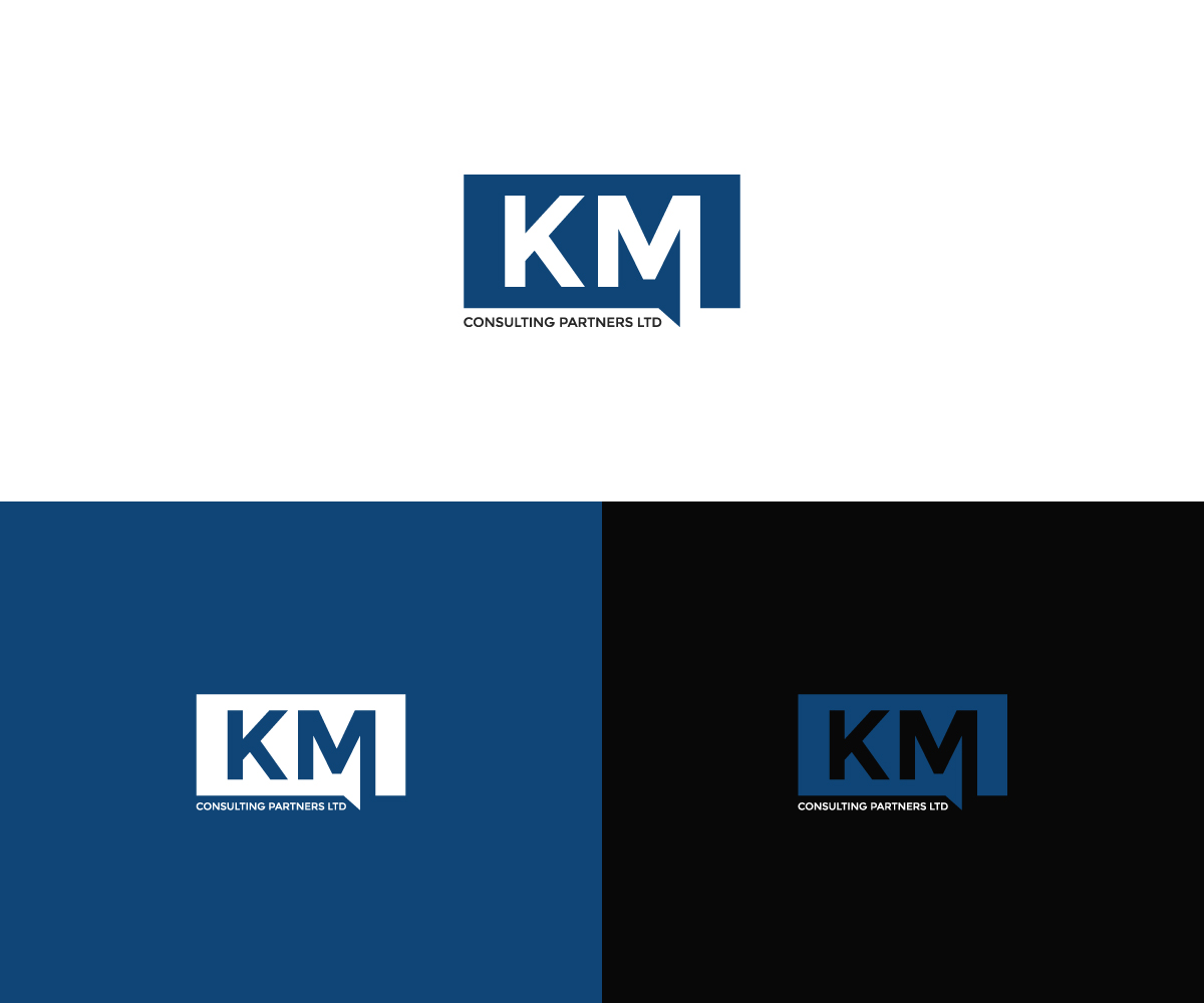 Elegant, Serious, Management Consulting Logo Design for KM Consulting ...