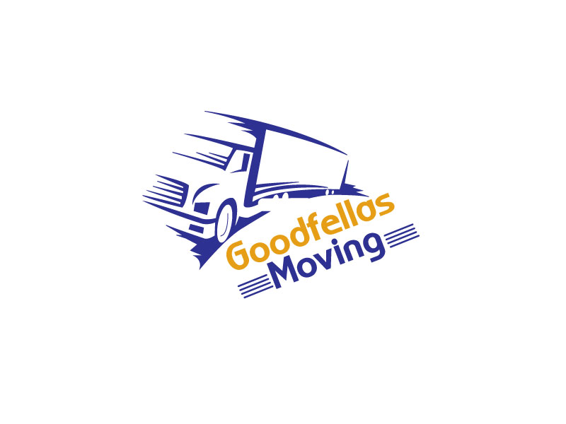 Personable, Colorful, Moving Company Logo Design for Goodfellas Moving ...