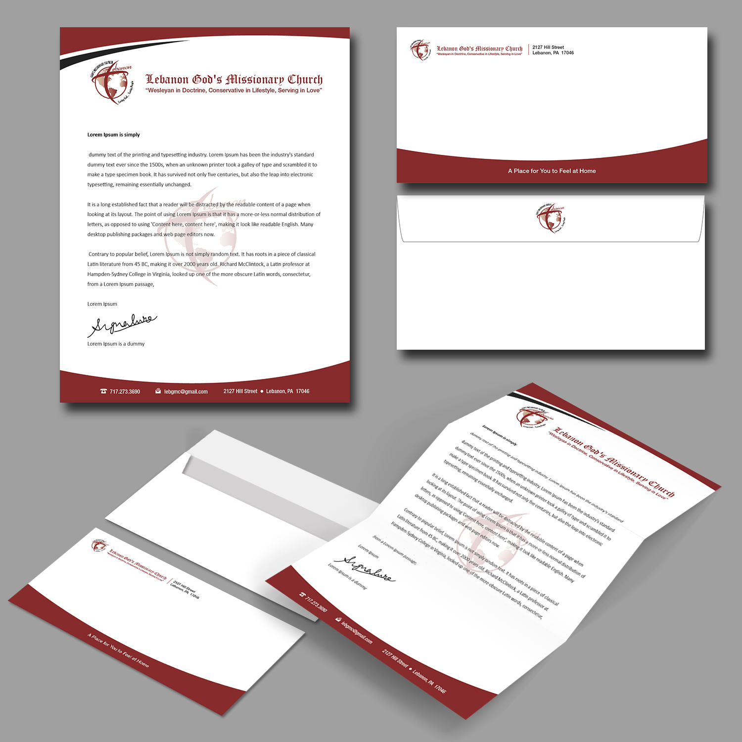 Letterhead And 10 Envelop Design Project 10 Letterhead Designs For 