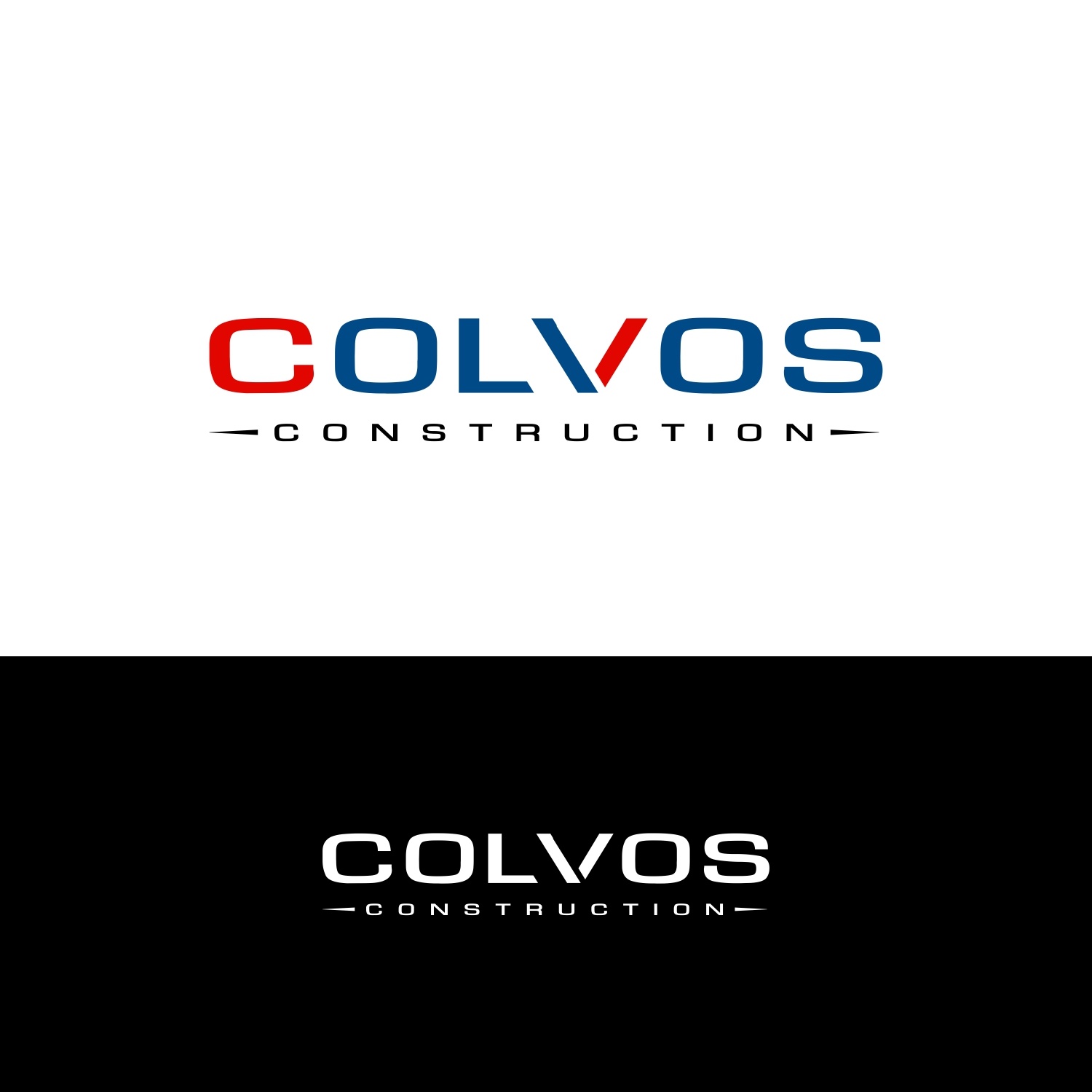 Bold, Serious, Construction Logo Design for Colvos Construction by Well ...