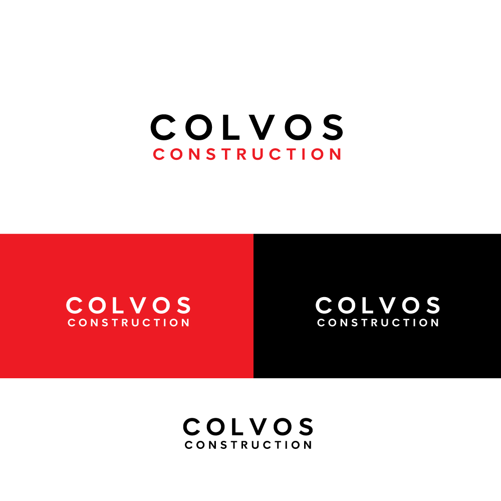 Bold, Serious, Construction Logo Design for Colvos Construction by ...