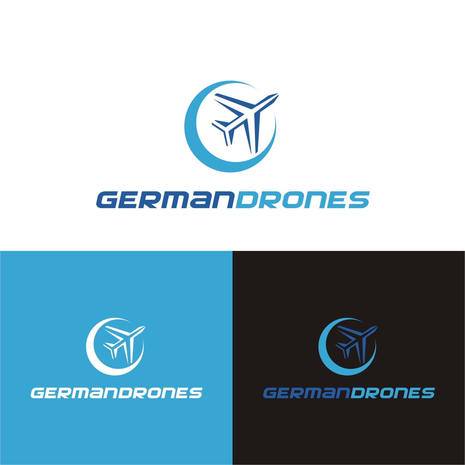 Professional, Modern, It Company Logo Design for germandrones by Sushma ...