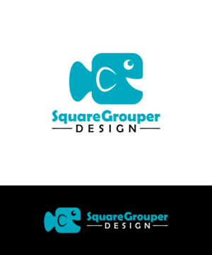 Square Grouper Design, Cool stuff for your inside or outside! | 27 Logo ...