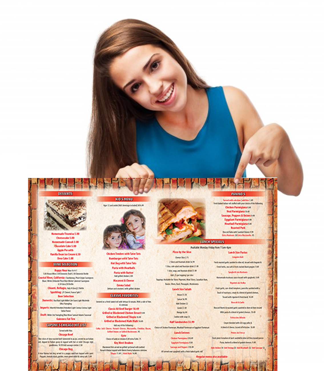 Elegant, Playful, Restaurant Menu Design for a Company by Impressive ...