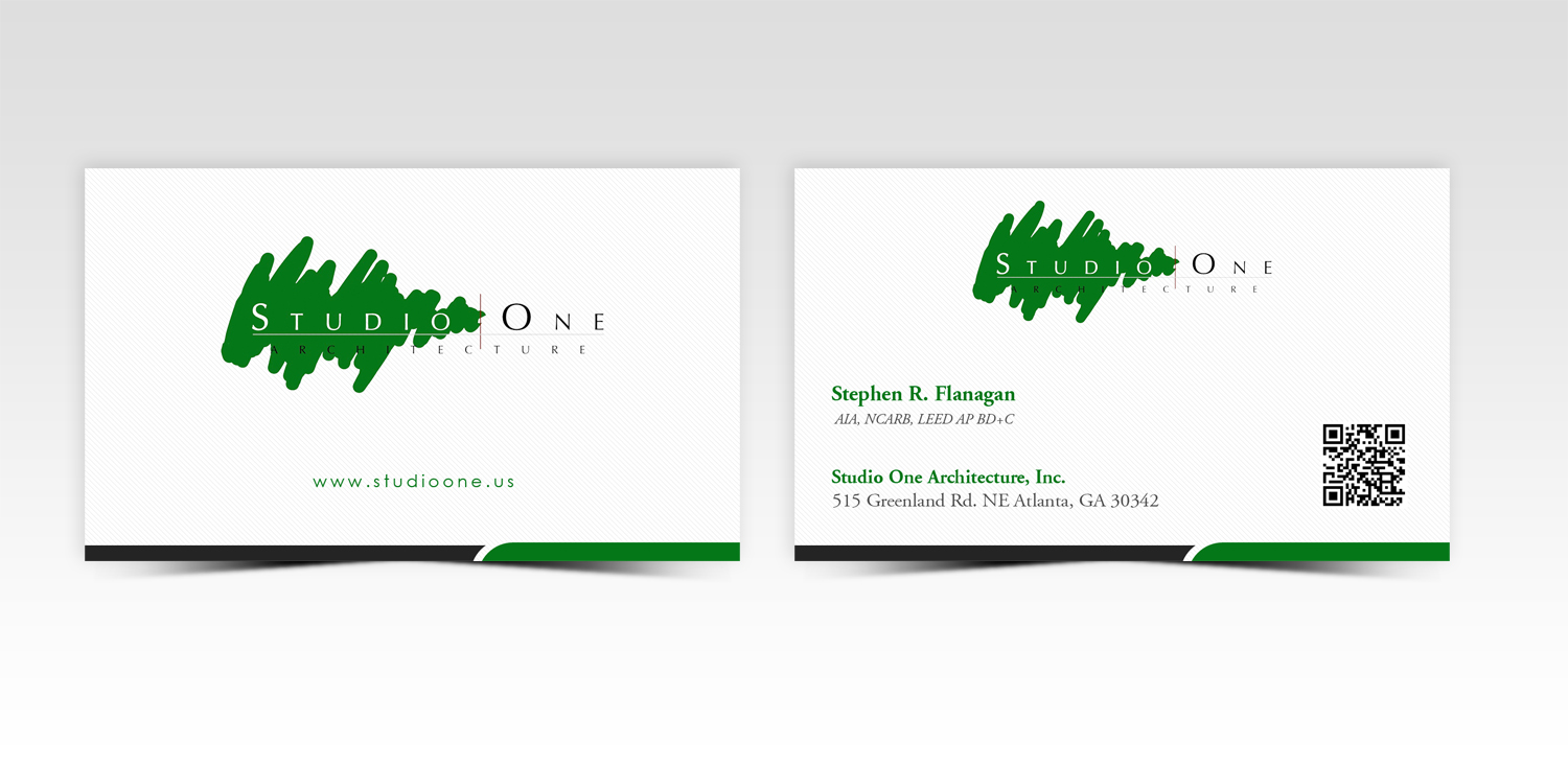 Elegant, Serious, Architect Business Card Design for Studio One ...