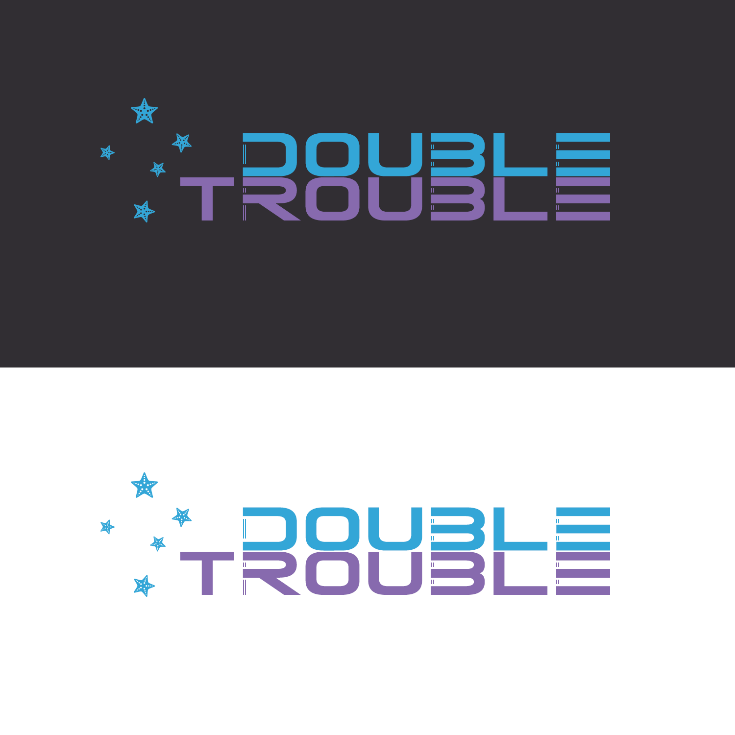 Bold, Playful, Travel Logo Design for Double Trouble by Speedbird | Design #12995310