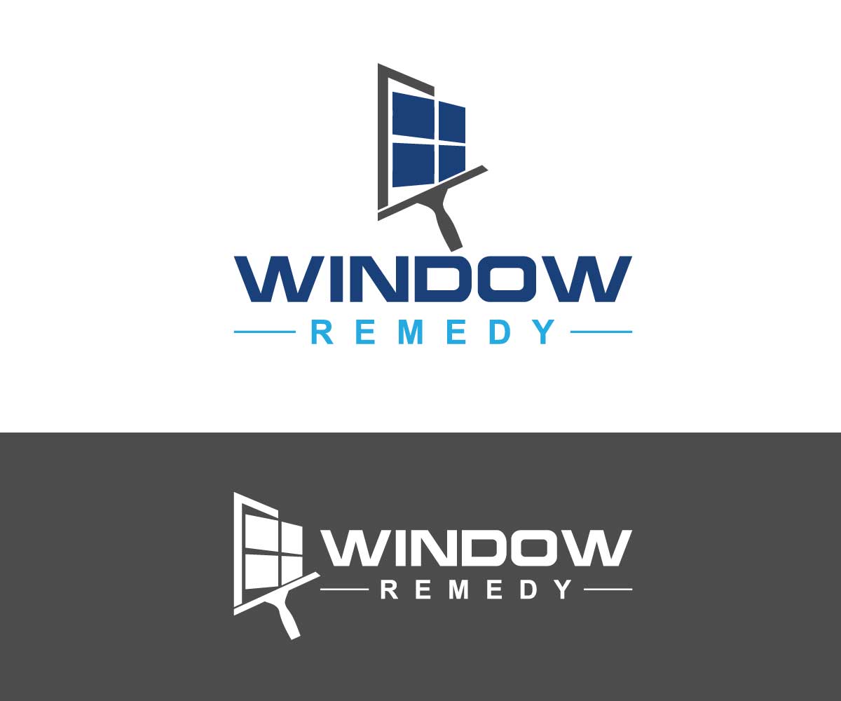 Personable, Colorful, Window Cleaning Logo Design for Window Remedy by ...