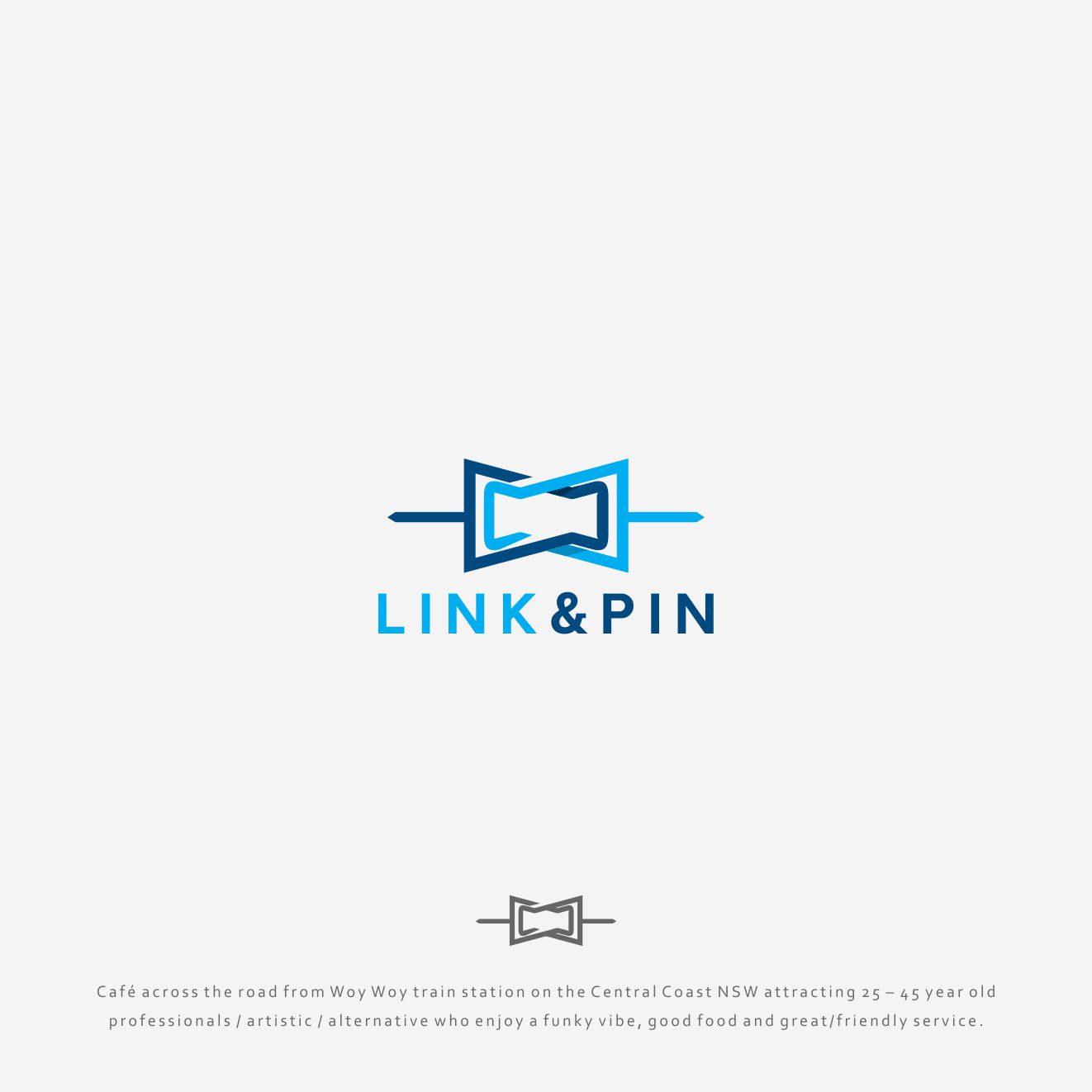 Cafe Logo Design for Link and Pin by ESolz Technologies | Design #13003932