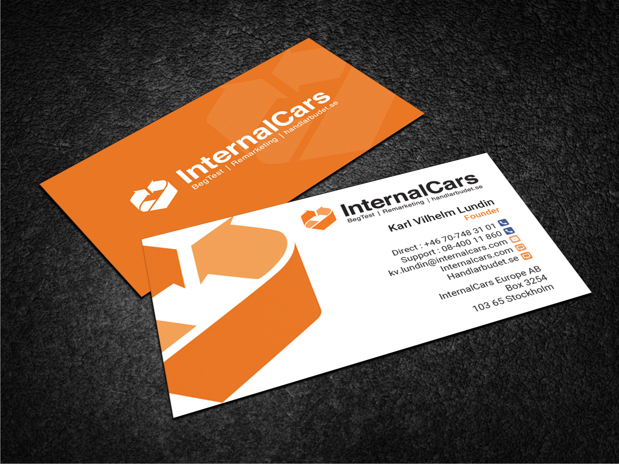 Professional, Masculine, Automotive Business Card Design for ...