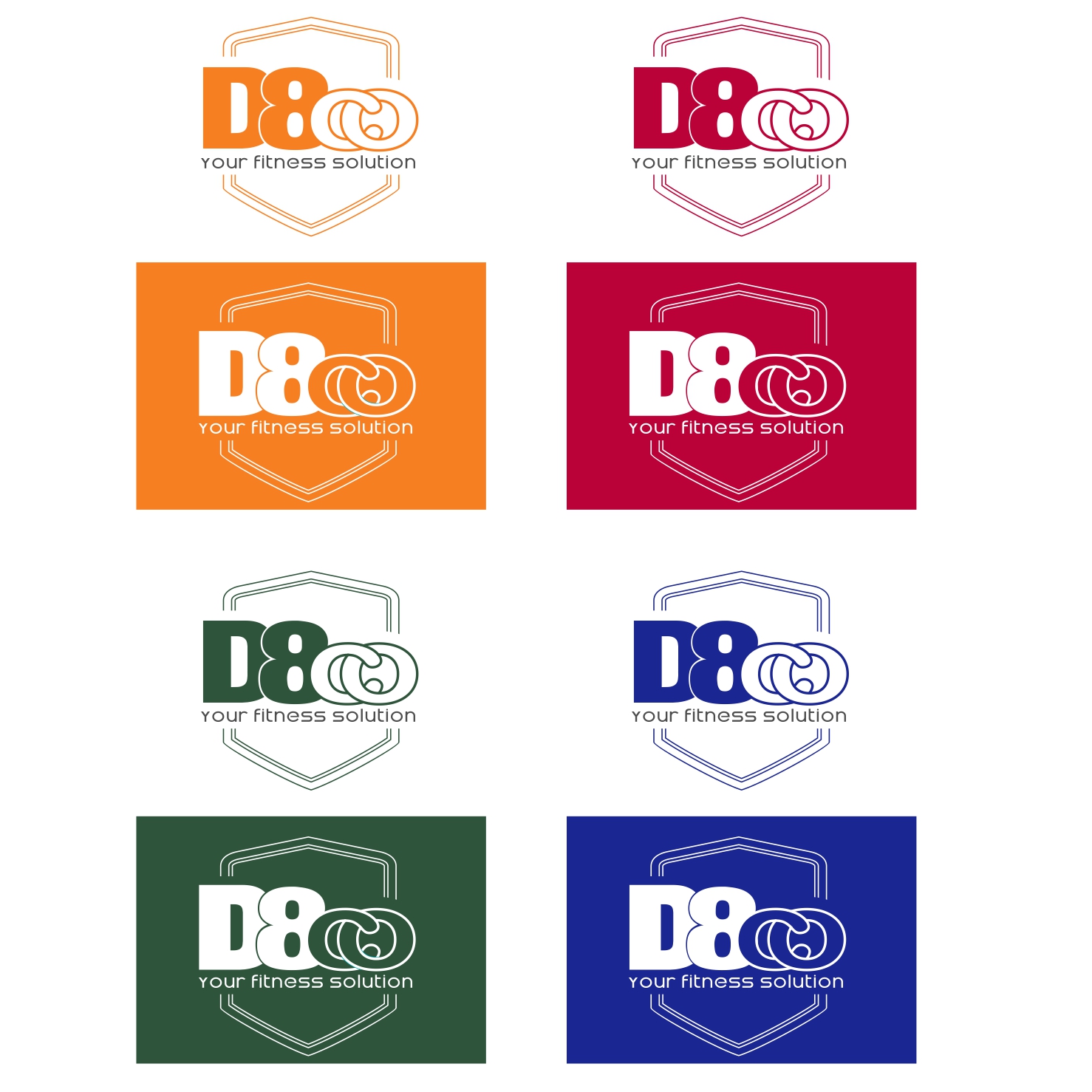 Bold, Serious, Health And Wellness Logo Design for D8CO or D8Co or D8co ...