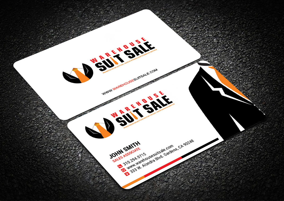Masculine, Bold, Retail Business Card Design for WSS (Acronym for ...