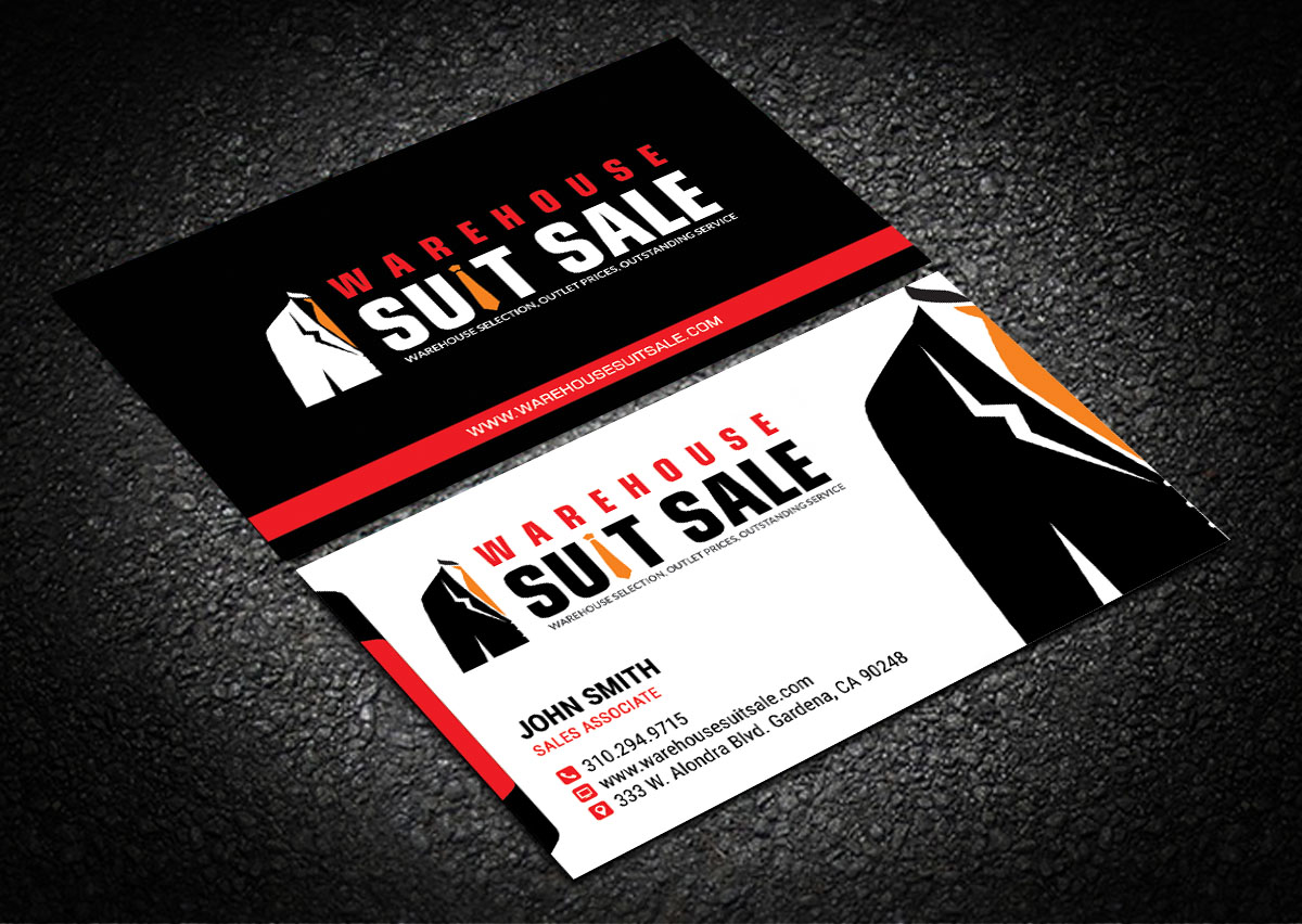 Masculine, Bold, Retail Business Card Design for WSS (Acronym for ...