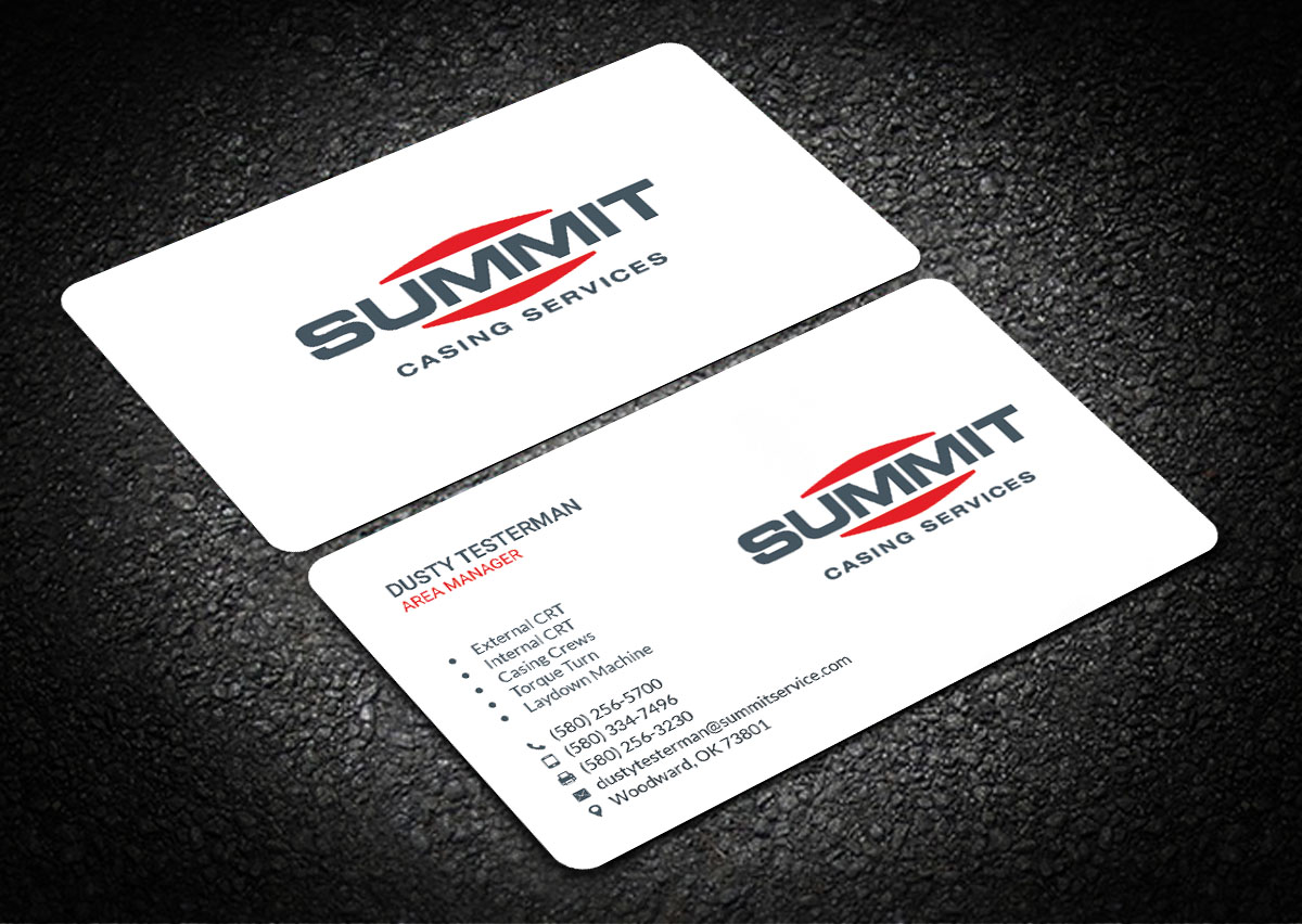 Professional, Masculine, Oil And Gas Business Card Design for a Company ...