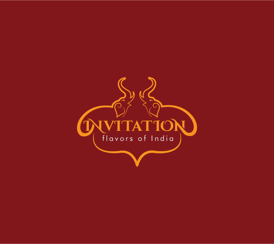 Modern, Colorful, Indian Restaurant Logo Design for INVITATION flavors ...
