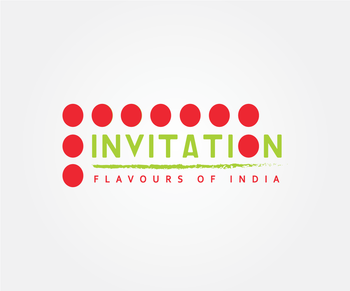 Modern, Colorful, Indian Restaurant Logo Design for INVITATION flavors ...
