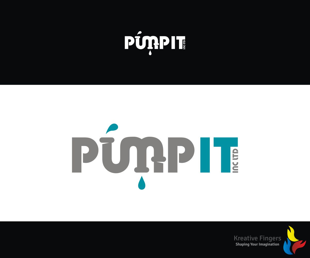 Modern, Masculine, Construction Logo Design for Pump It Inc Ltd by ...