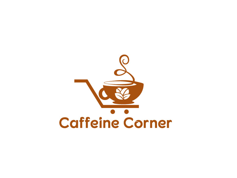 Coffee Shop Logo Design for Caffeine Corner by ATM design | Design ...