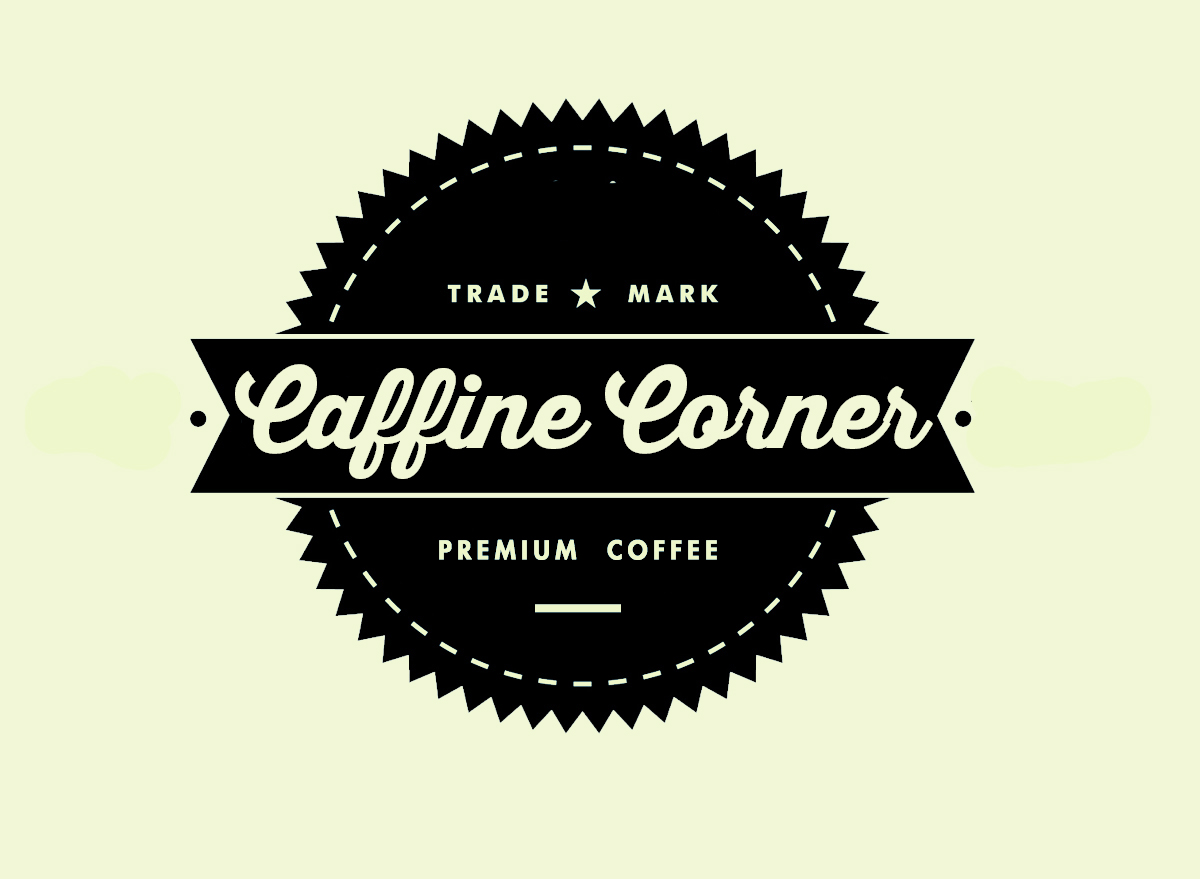 Coffee Shop Logo Design for Caffeine Corner by 24-7 DESIGN | Design ...