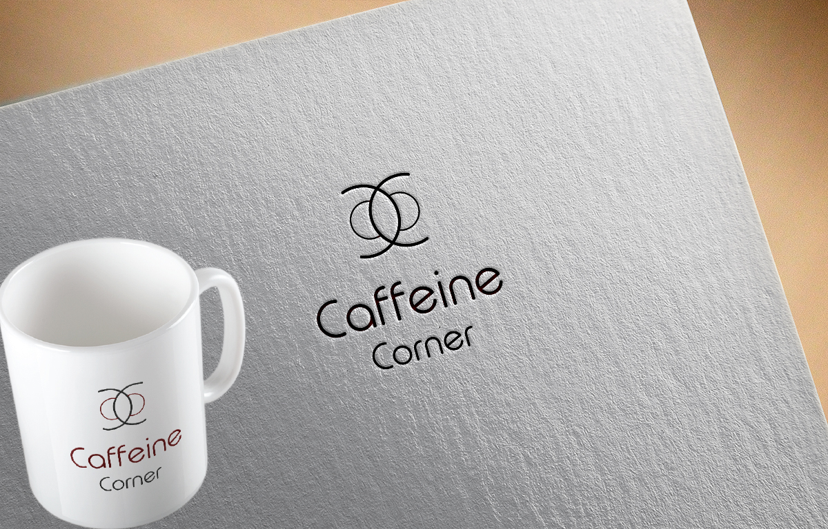 Coffee Shop Logo Design for Caffeine Corner by Sada Lal 2021 | Design ...