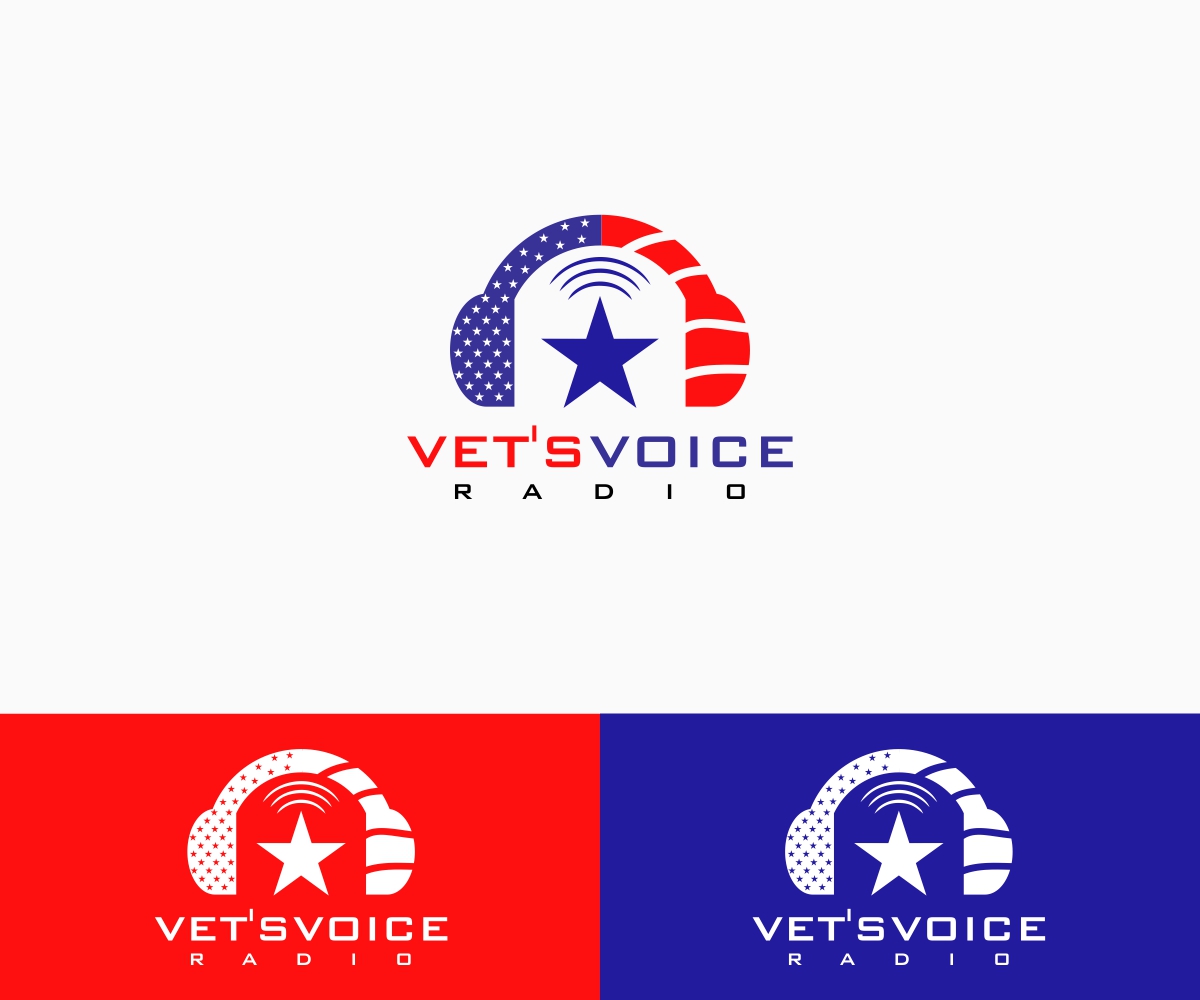 Bold, Serious, Radio Logo Design for Vet's Voice Radio by B8 | Design ...