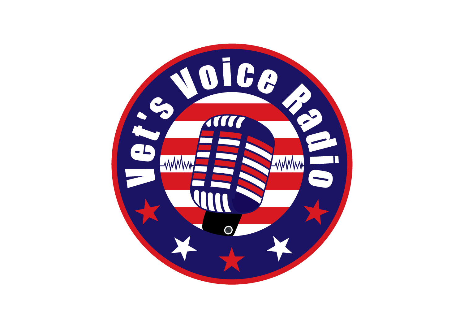 Bold, Serious, Radio Logo Design for Vet's Voice Radio by Nimo_Designs ...