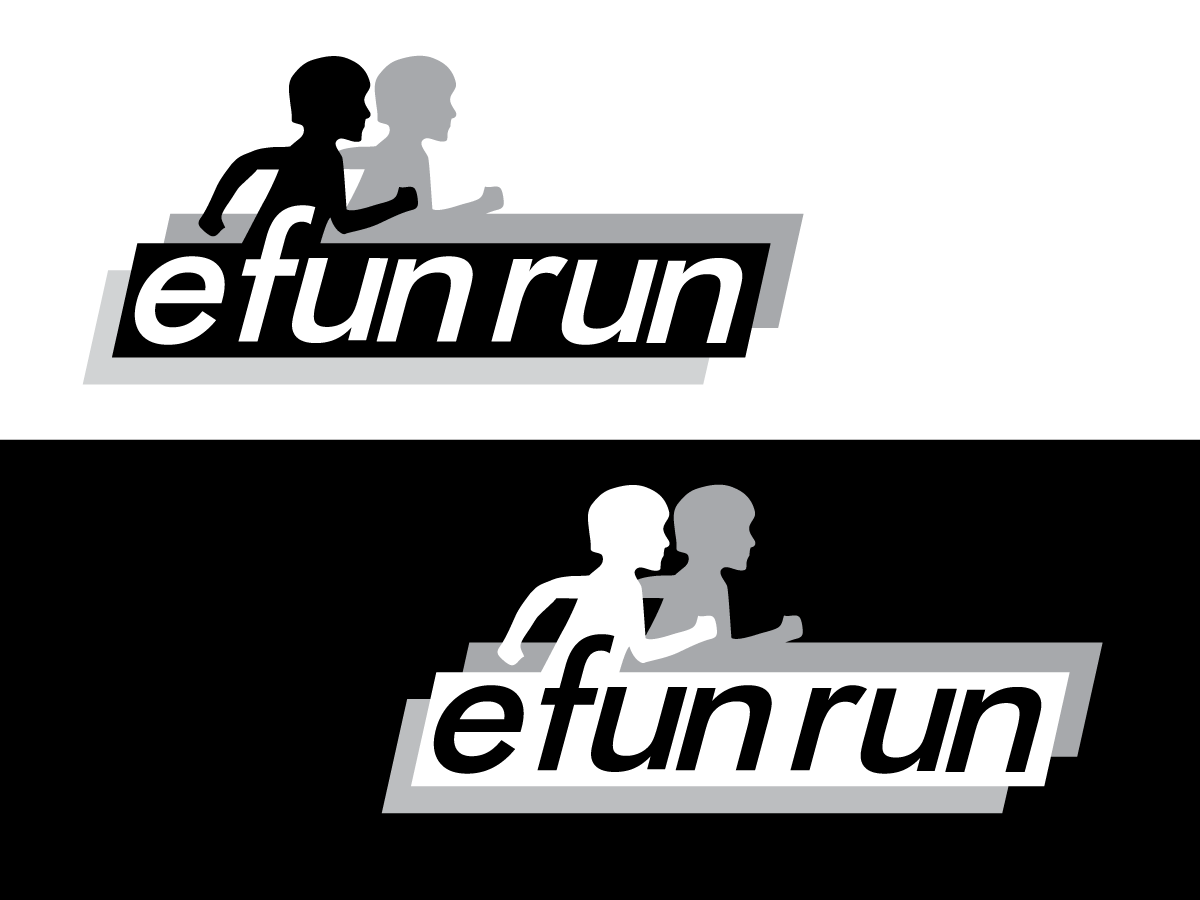 Colorful, Playful, Electronic Logo Design for efunrun by briliana ...
