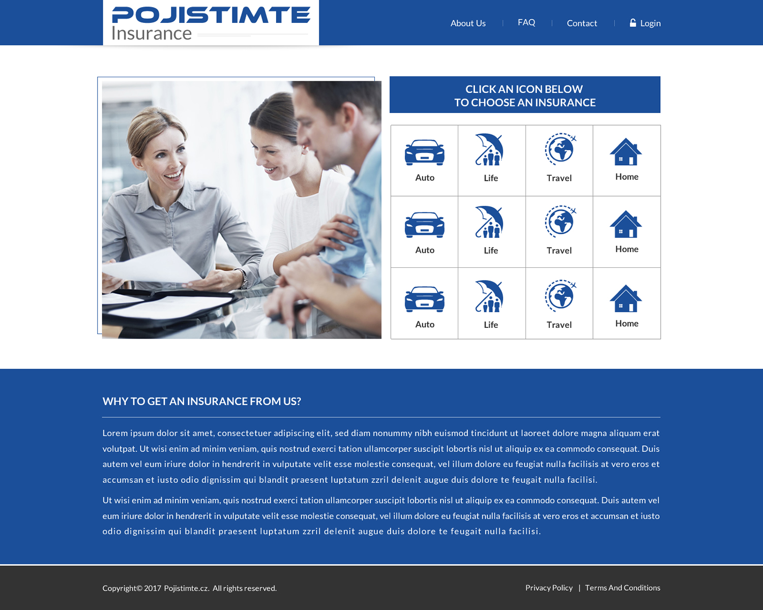Elegant, Playful, Insurance Web Design for PojistimTe.cz by Sbss ...