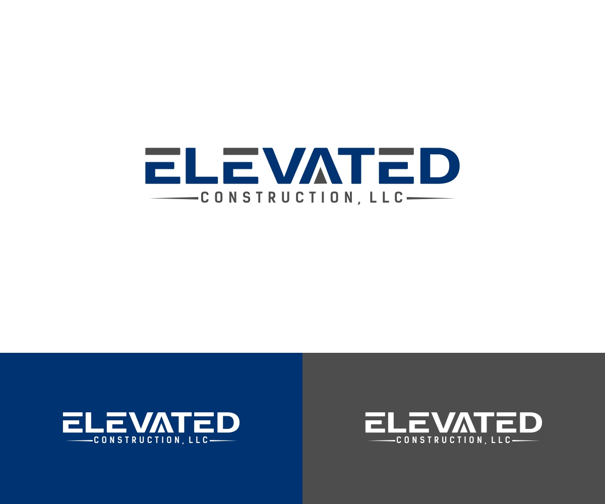 Serious, Bold, Construction Company Logo Design for Elevated ...