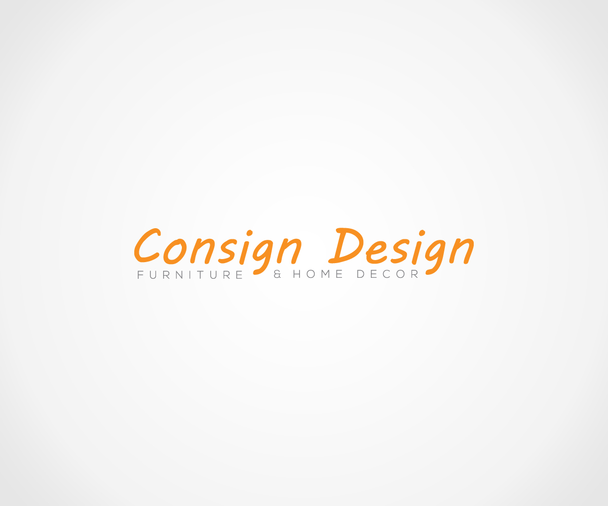 Modern, Playful, Retail Logo Design for Consign Design (furniture ...