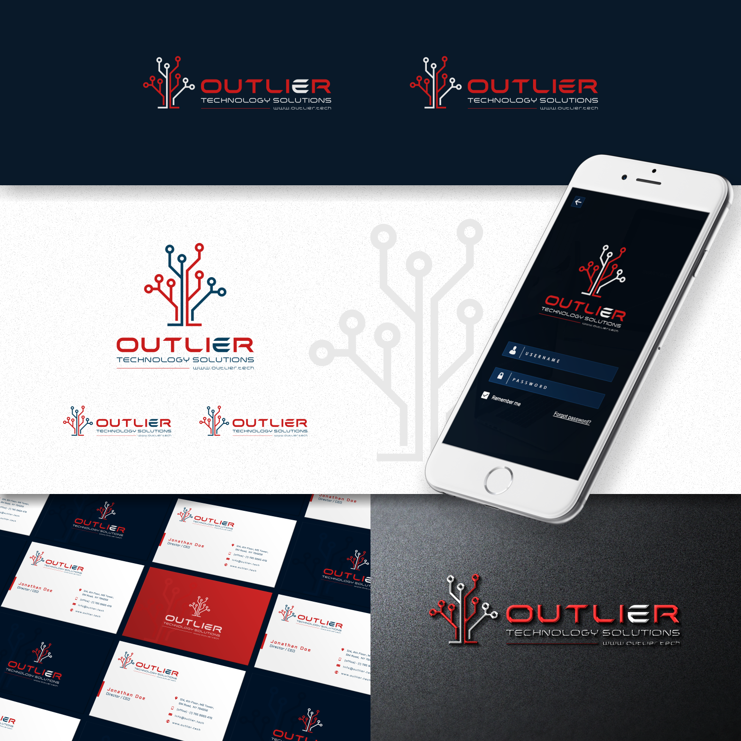 Modern, Upmarket, It Company Logo Design for Outlier / Outlier Tech / Outlier Technology ...