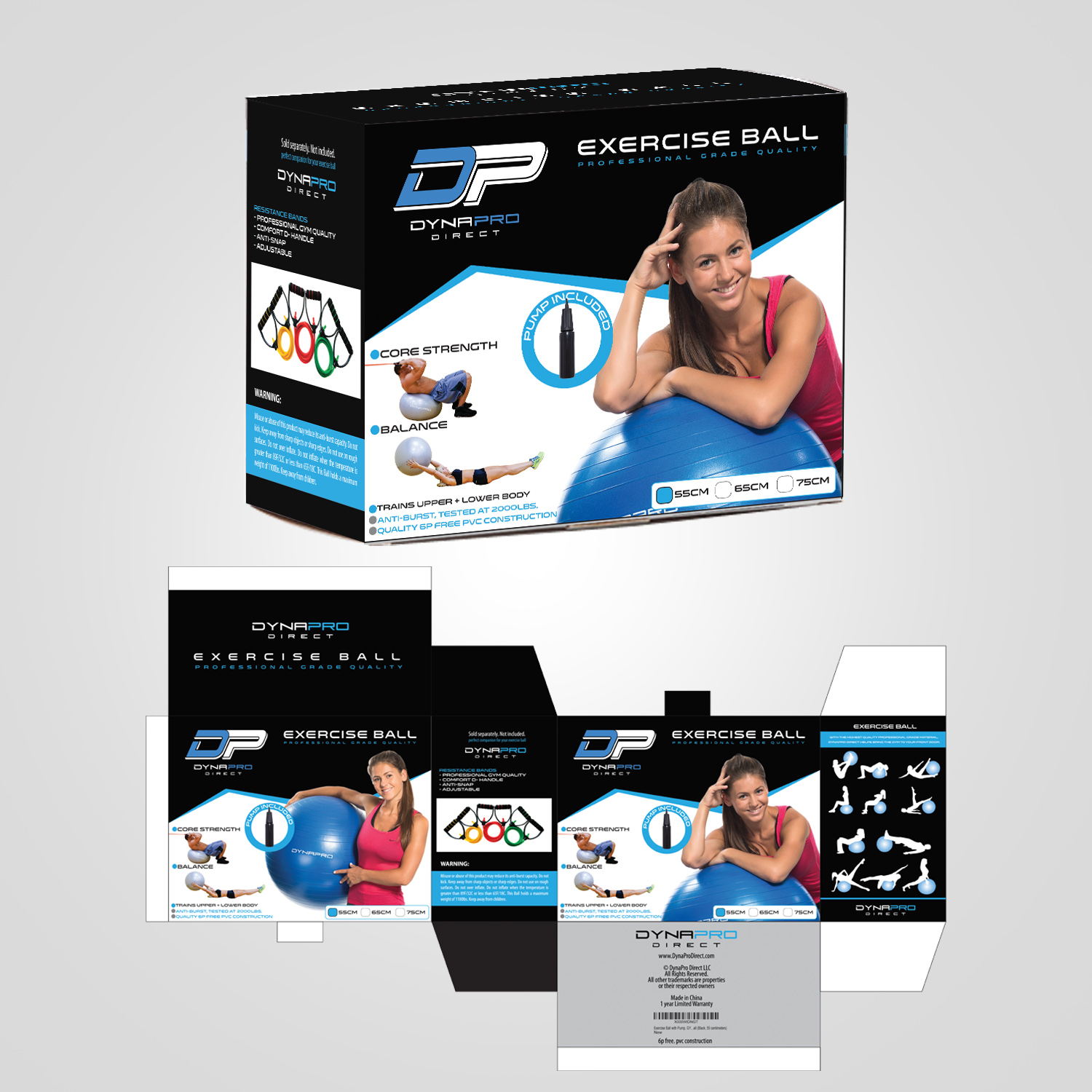 Upmarket, Bold, Fitness Equipment Packaging Design for a Company by ...