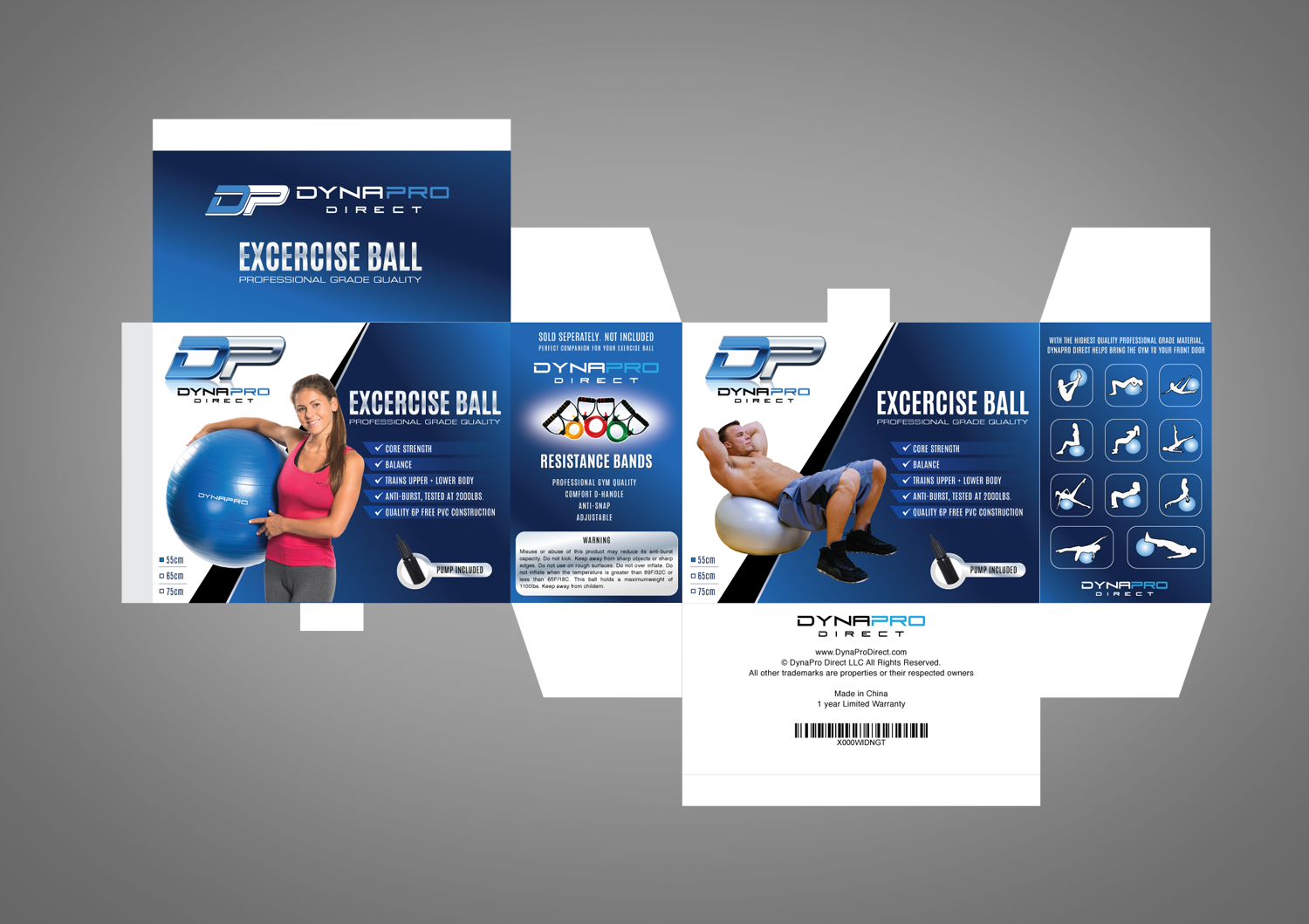 Upmarket, Bold, Fitness Equipment Packaging Design for a Company by ...