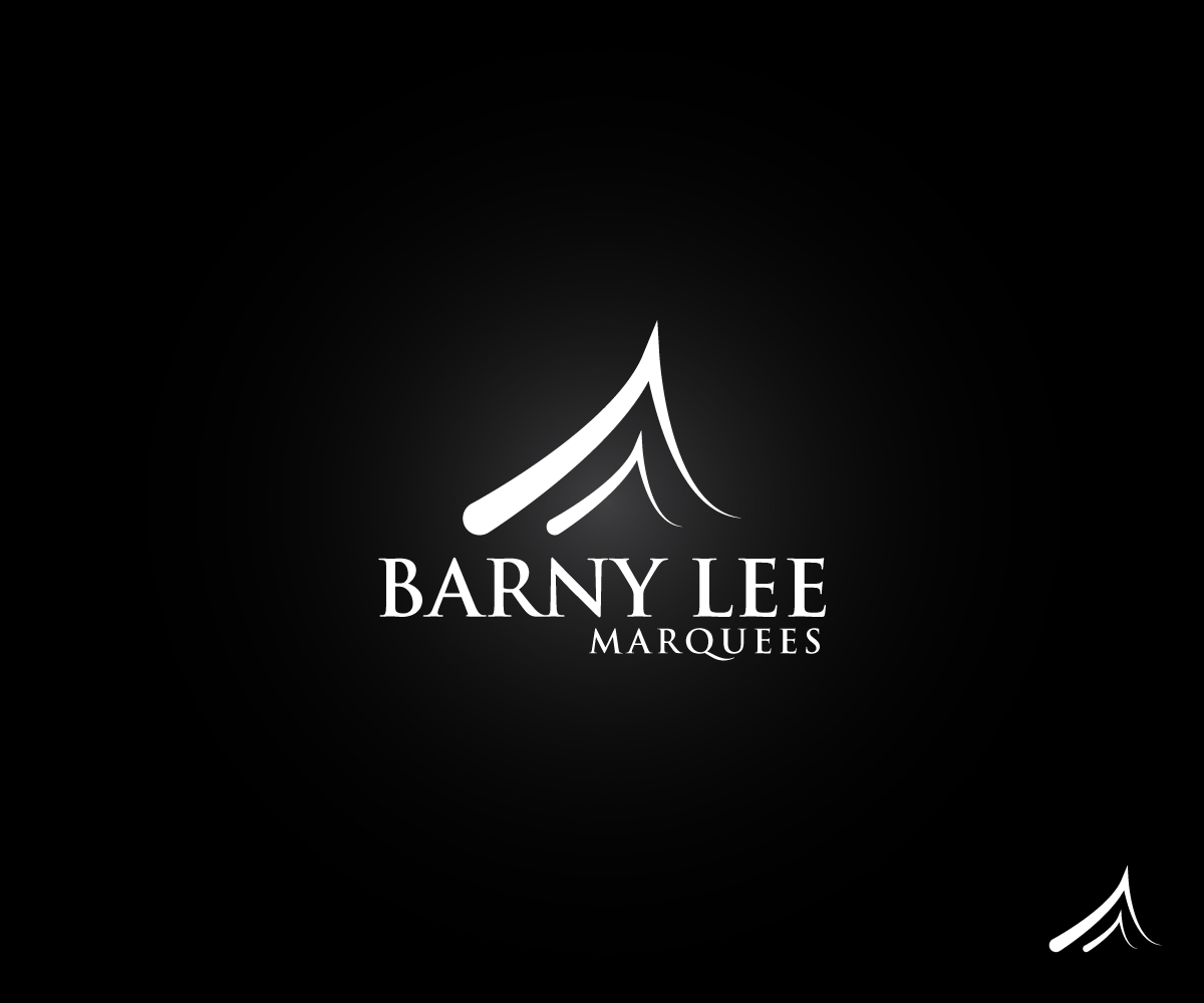 Serious, Traditional Logo Design for Barny Lee Marquees by sonym ...