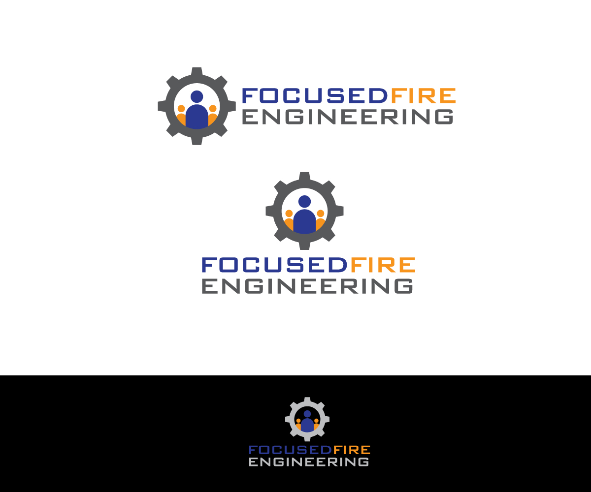 Modern, Masculine, Fire Safety Logo Design for Focused Fire Engineering ...